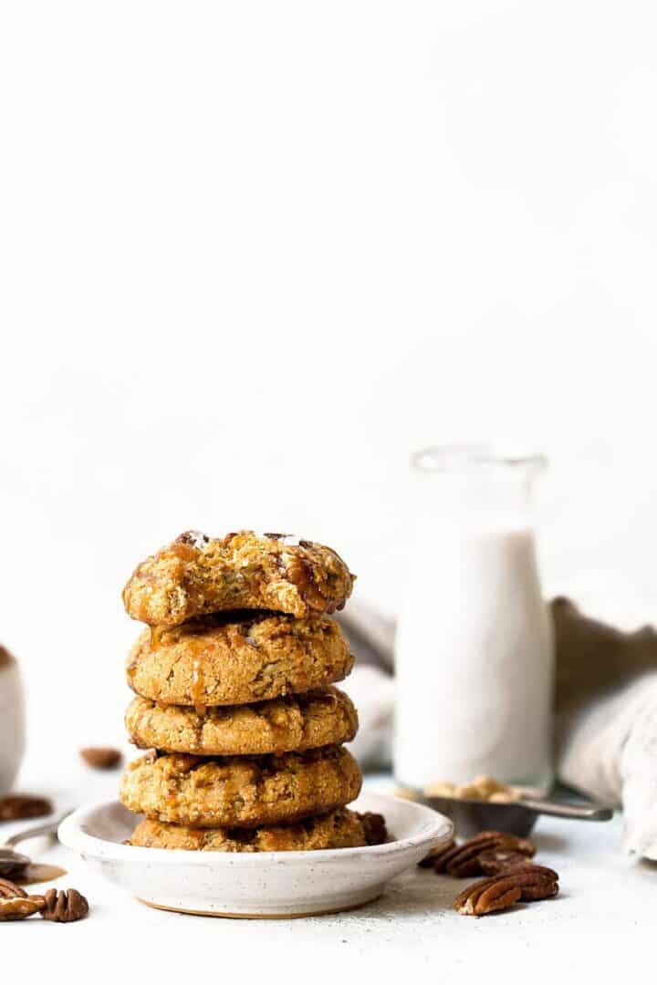 Salted Caramel Pecan Cookies - The Movement Menu