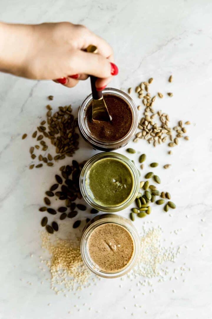How to Make Seed Butters with 3 Variations - The Movement Menu