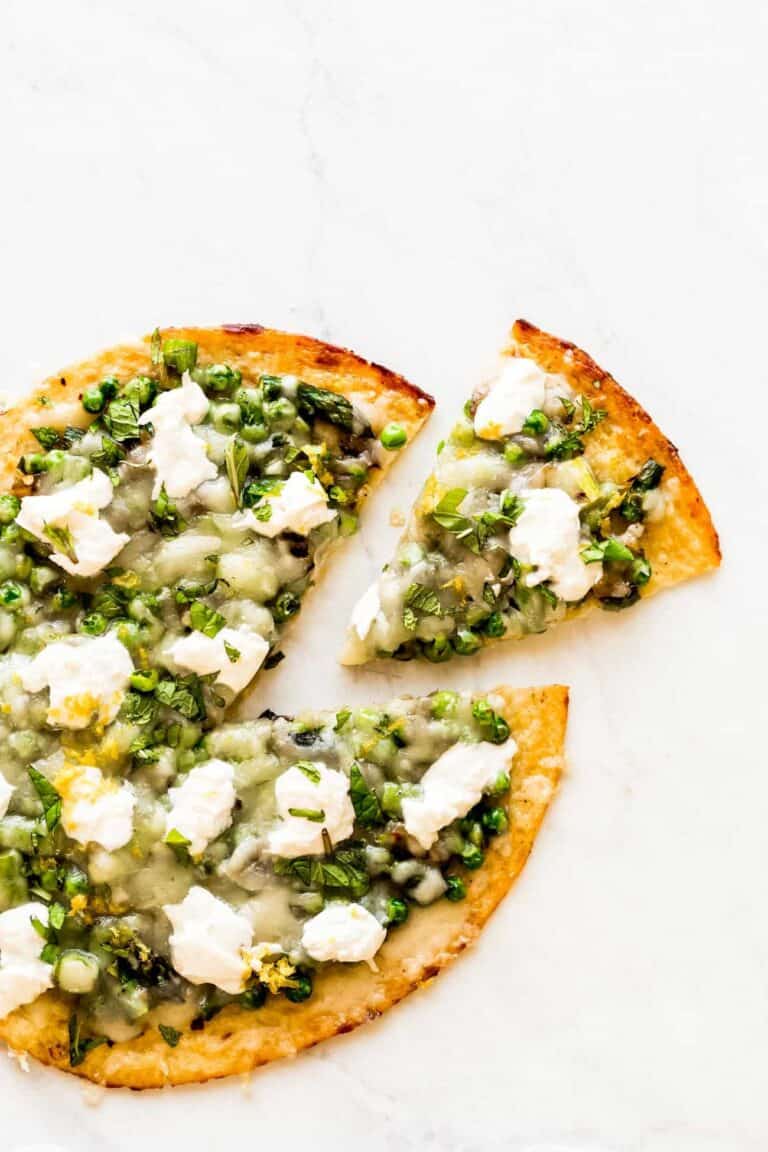 Cauliflower Crust Green Pizza - The Movement Menu