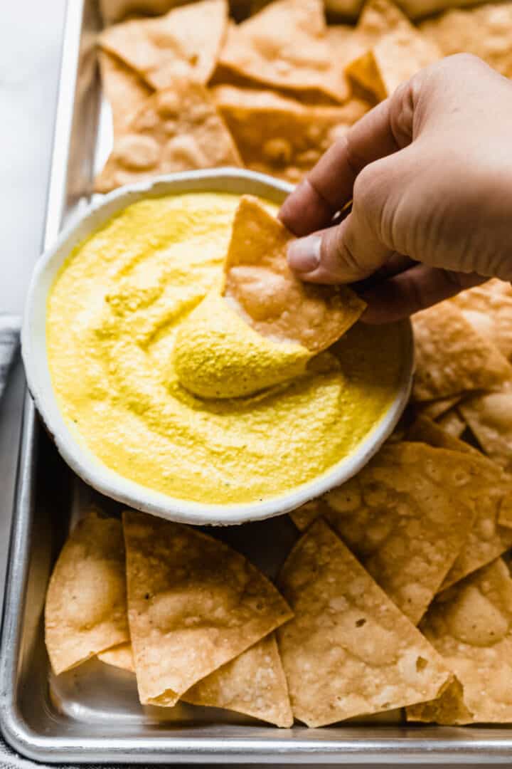 Dairy Free Nacho Cheese Dip - The Movement Menu