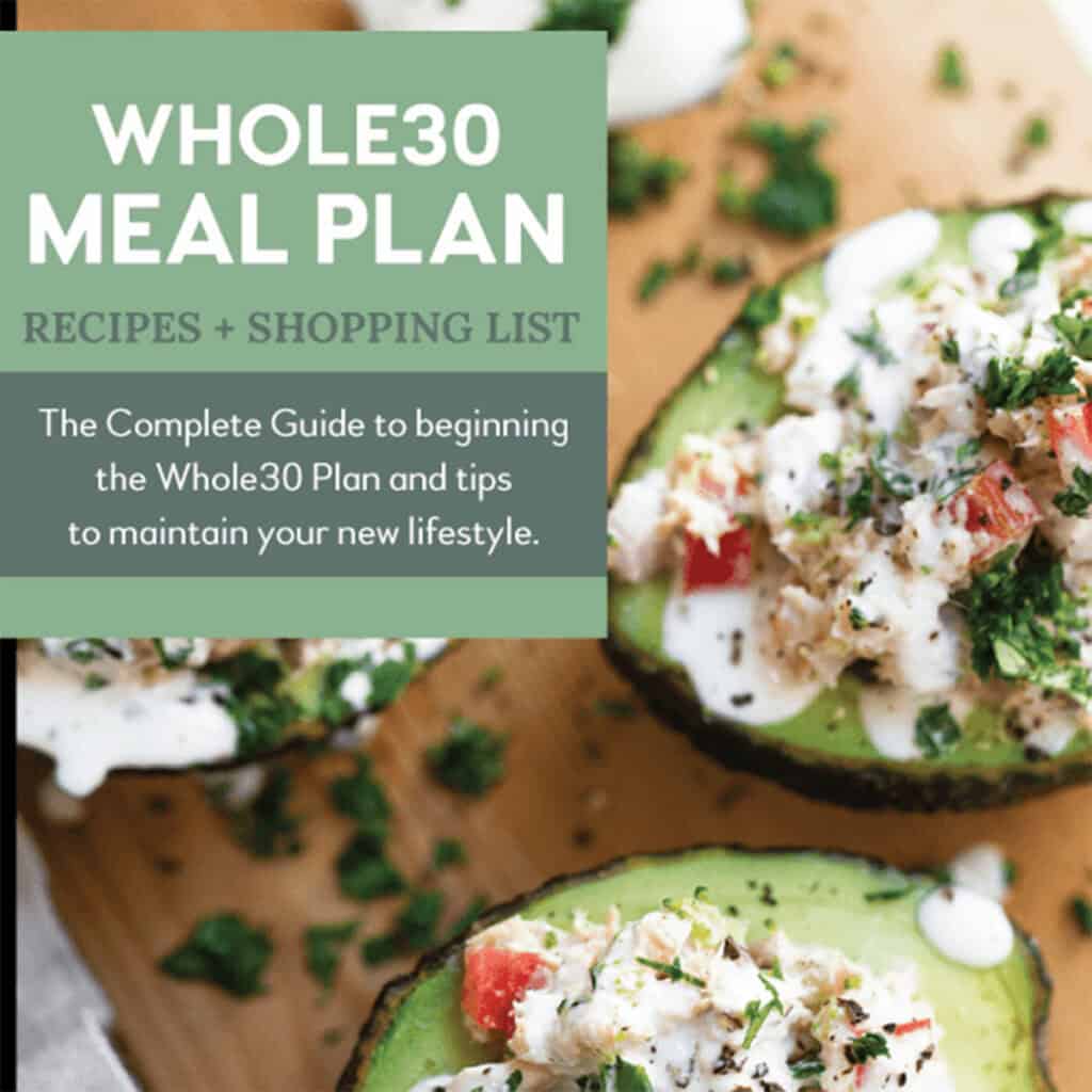 Whole30 Diet Meal Plan and Shopping List - The Movement Menu